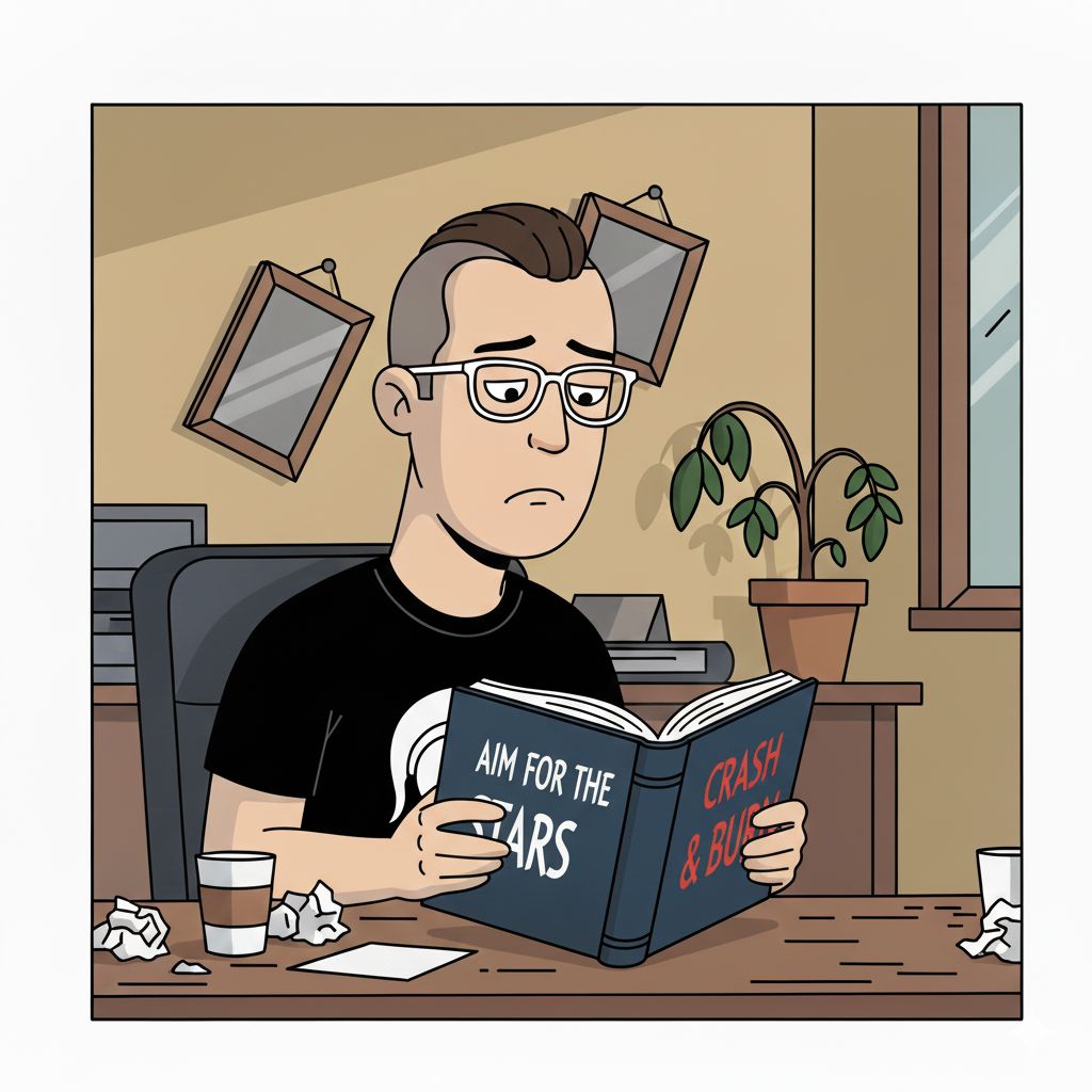 Aim for the stars … crash & burn. – Cee Tee Jackson